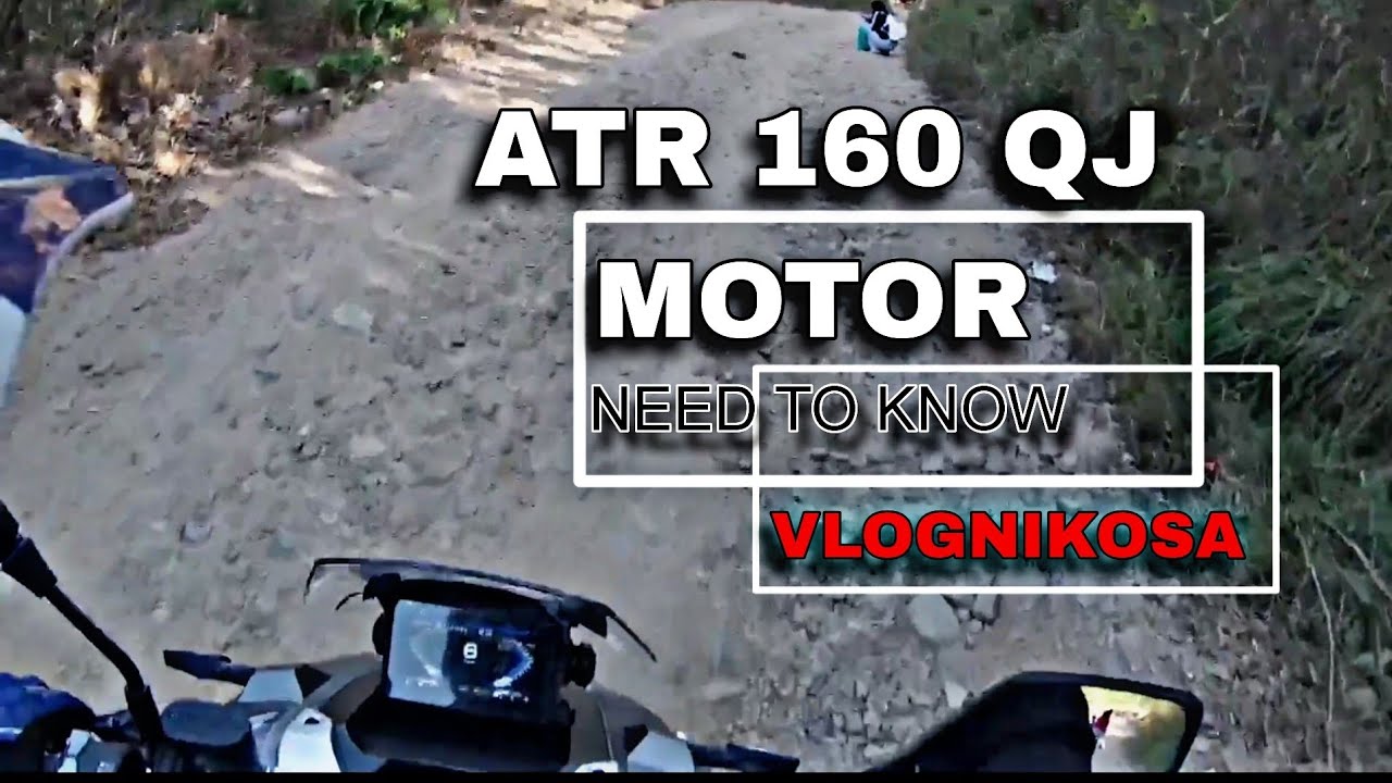 FEW INFORMATION FOR ATR 160 | TEST RIDE Rough road - YouTube