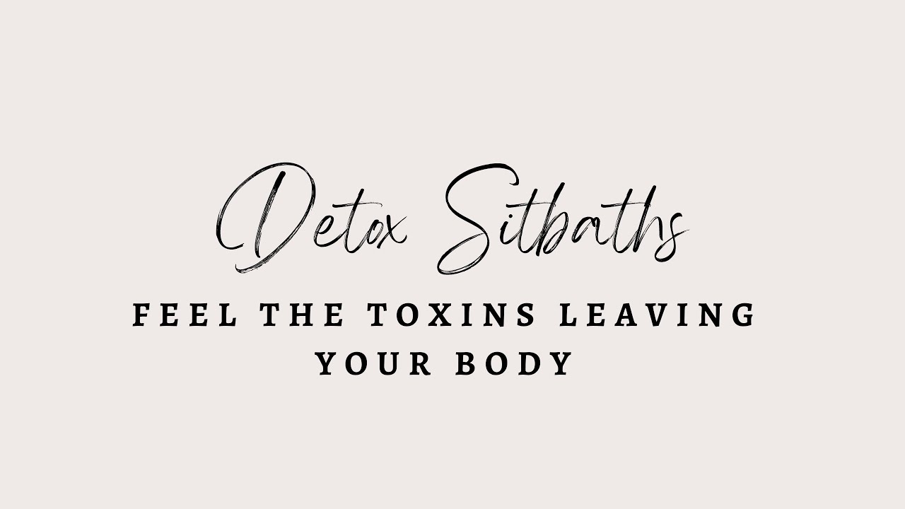 Amazingly working Detox Sit baths after Dr. Louis Kuhne - YouTube