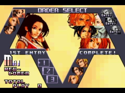 King of Fighters EX2 GBA Mai sub Moe and Kyo Story Mode Phrough - YouTube
