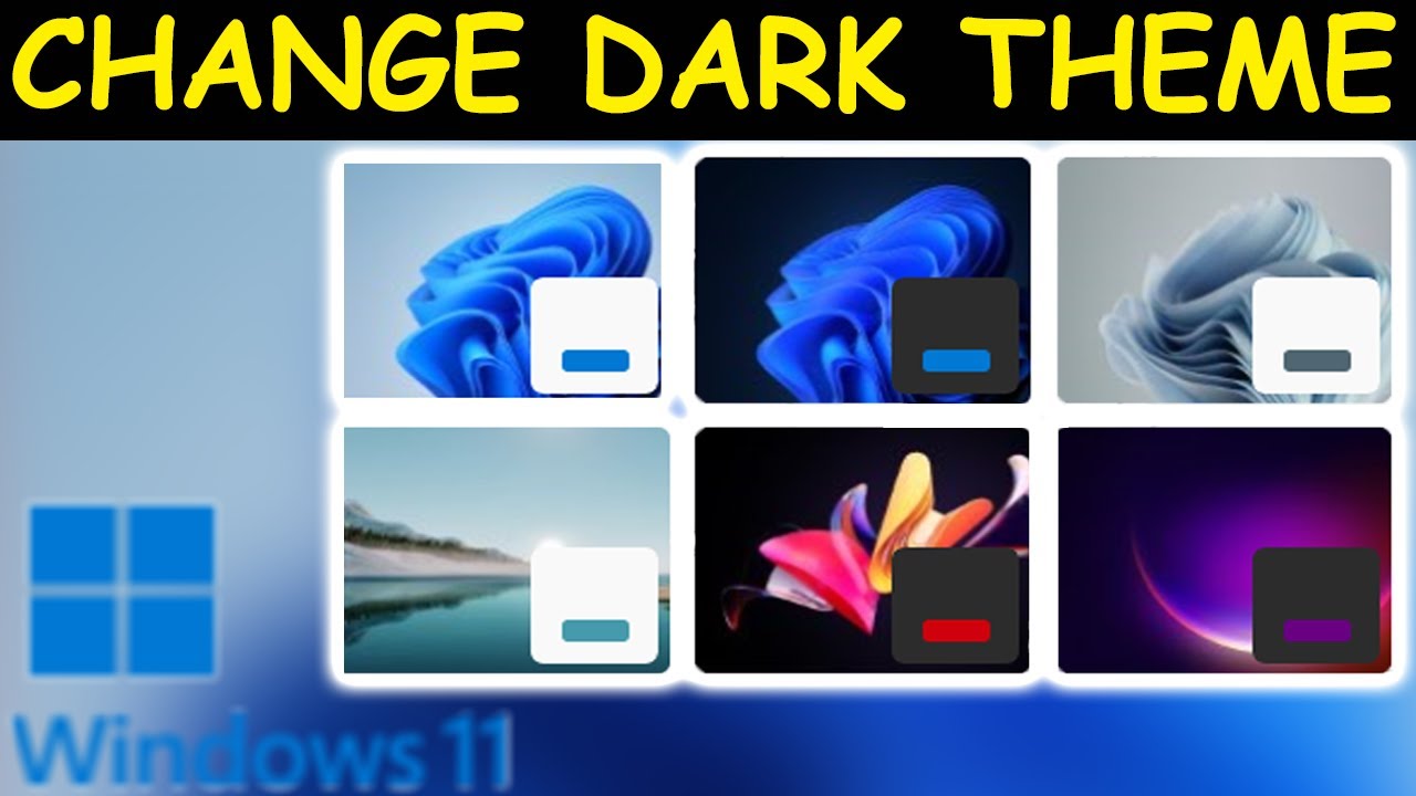 Windows 11 Change Dark | White Theme - YouTube