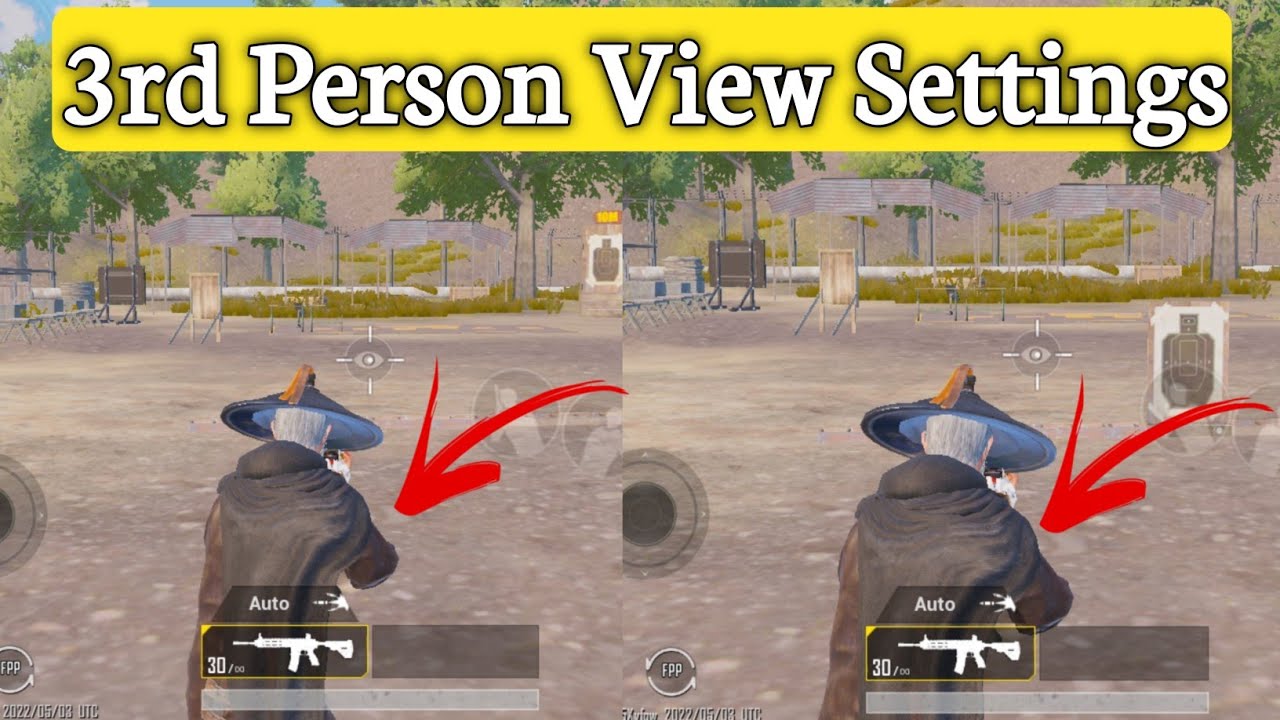 BGMI 3rd Person Perspective Camera View Settings | 3rd Person ...