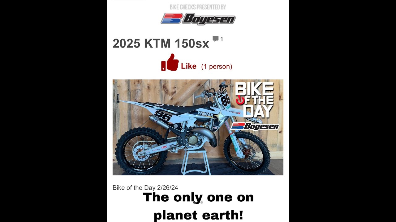 2025 KTM 150sx TBI Custom bike build! Husqvarna GasGas TC125 TC250 ...