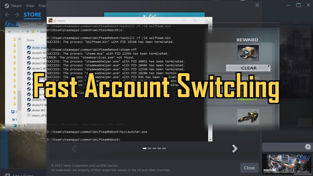 Wolfteam - Fast Account Switching (Steam Version) - YouTube