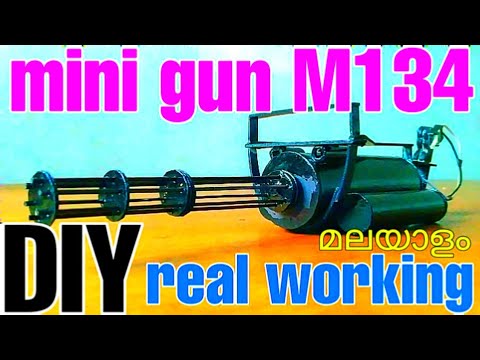 how to make a mini gun | (Gatling gun) DIY making video. - YouTube