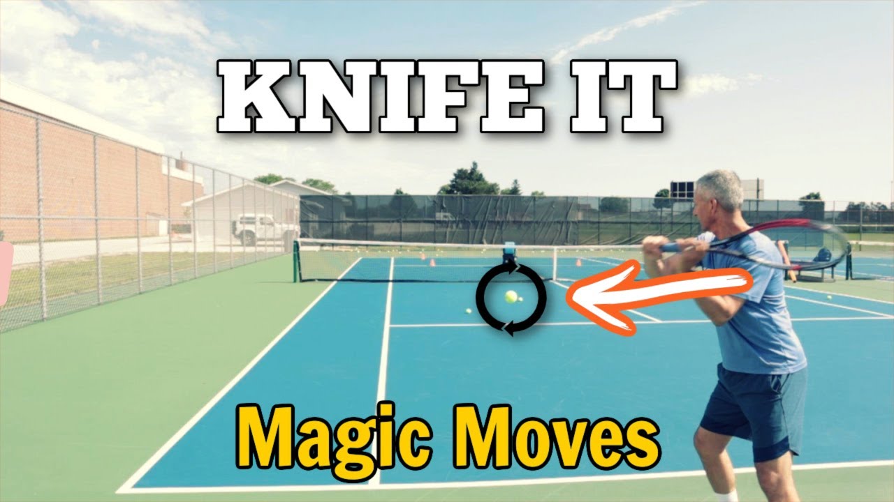 Knife Your Slice Backhand - YouTube