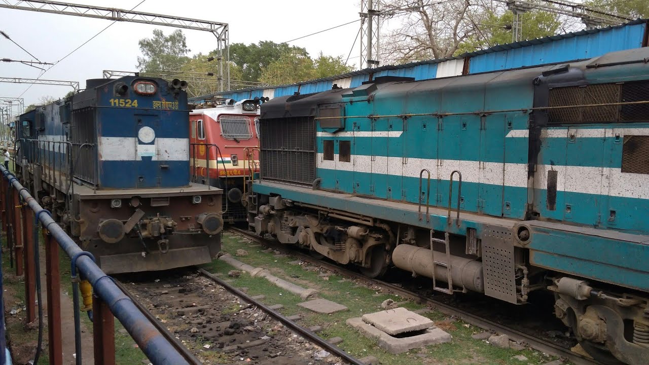 Lazy light locomotives of indian railways | Electric + Diesel ...