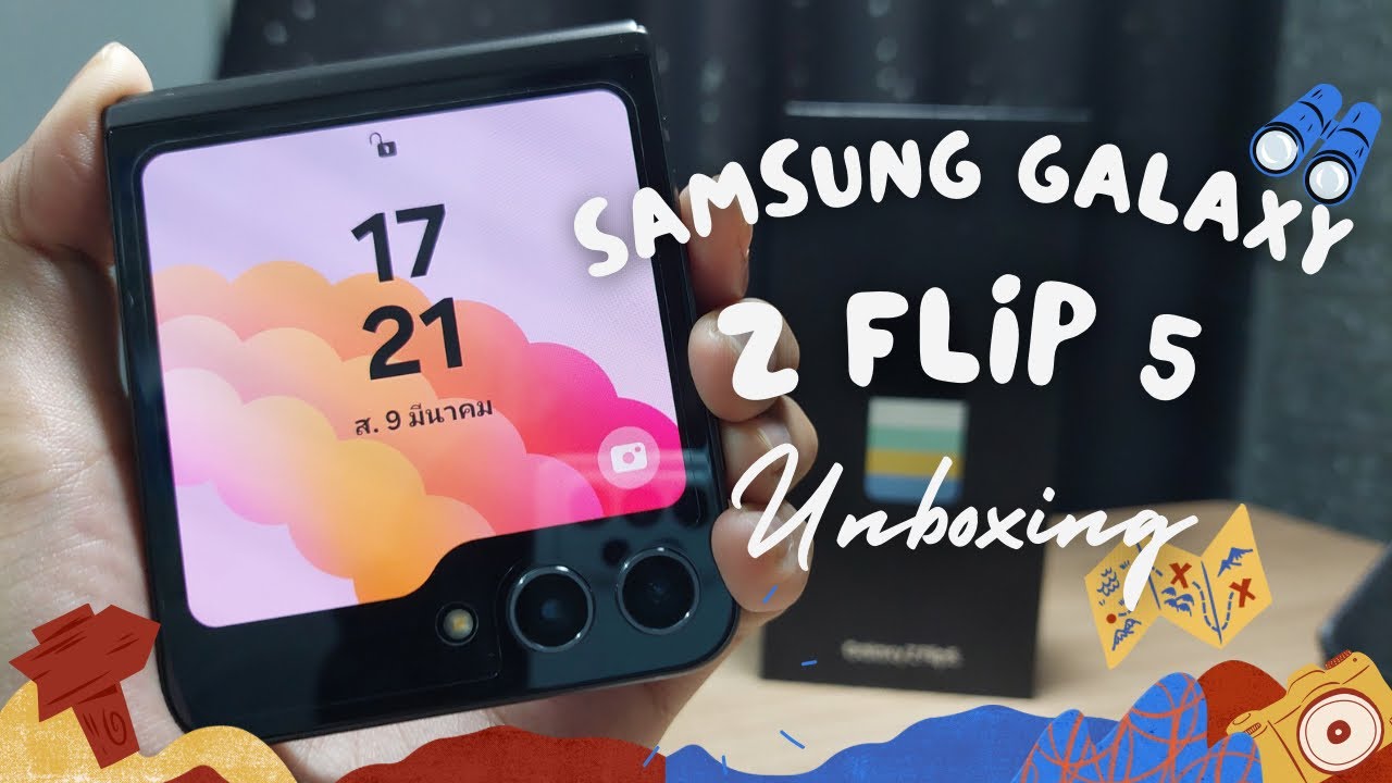 Samsung Galaxy Z Flip 5 | Exclusive Blue | Unboxing - YouTube