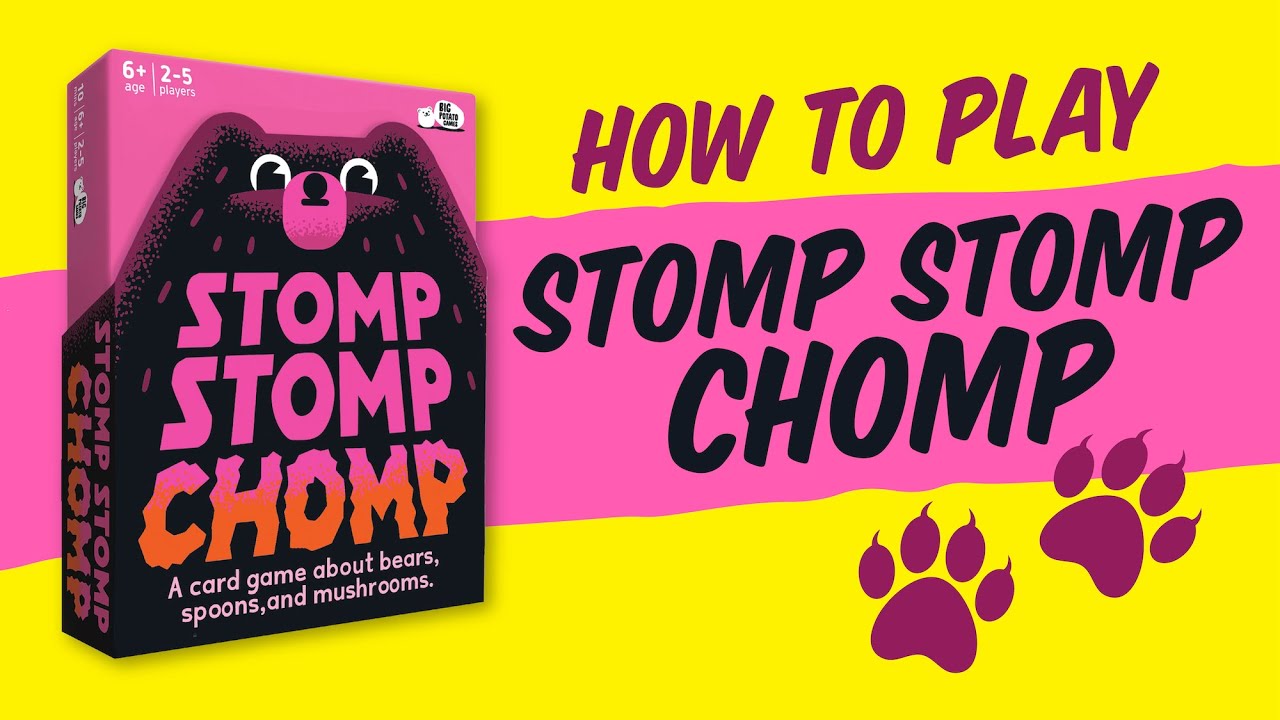 How to Play Stomp Stomp Chomp - A card game about bears, spoons and ...