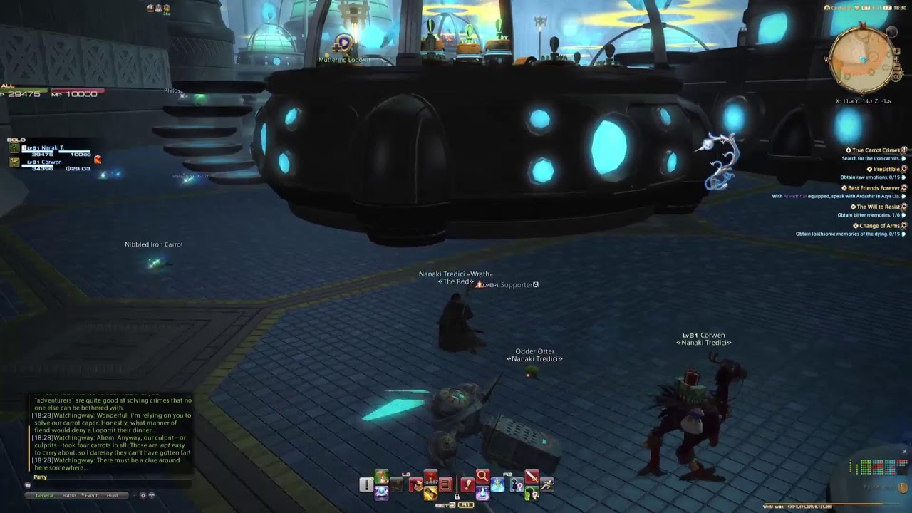 FFXIV (PS5) - Mare Lamentorum Sidequests: Mare Lamentorum - True Carrot ...