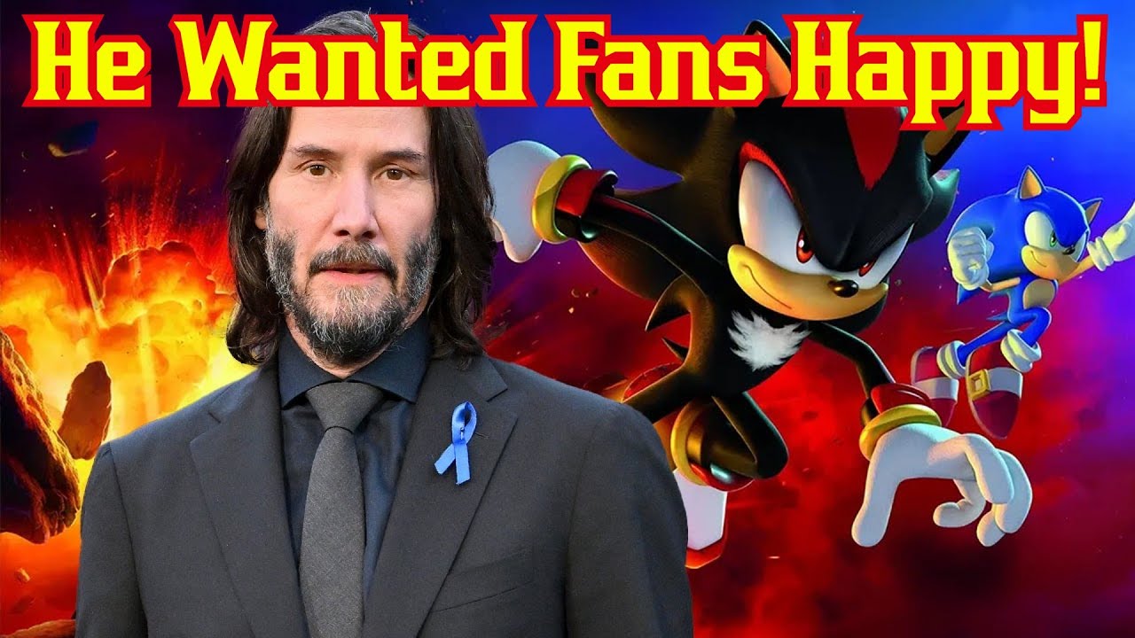 Sonic 3's Shadow Actor Keanu Reeves NAILS IT! Director Hypes Up ...