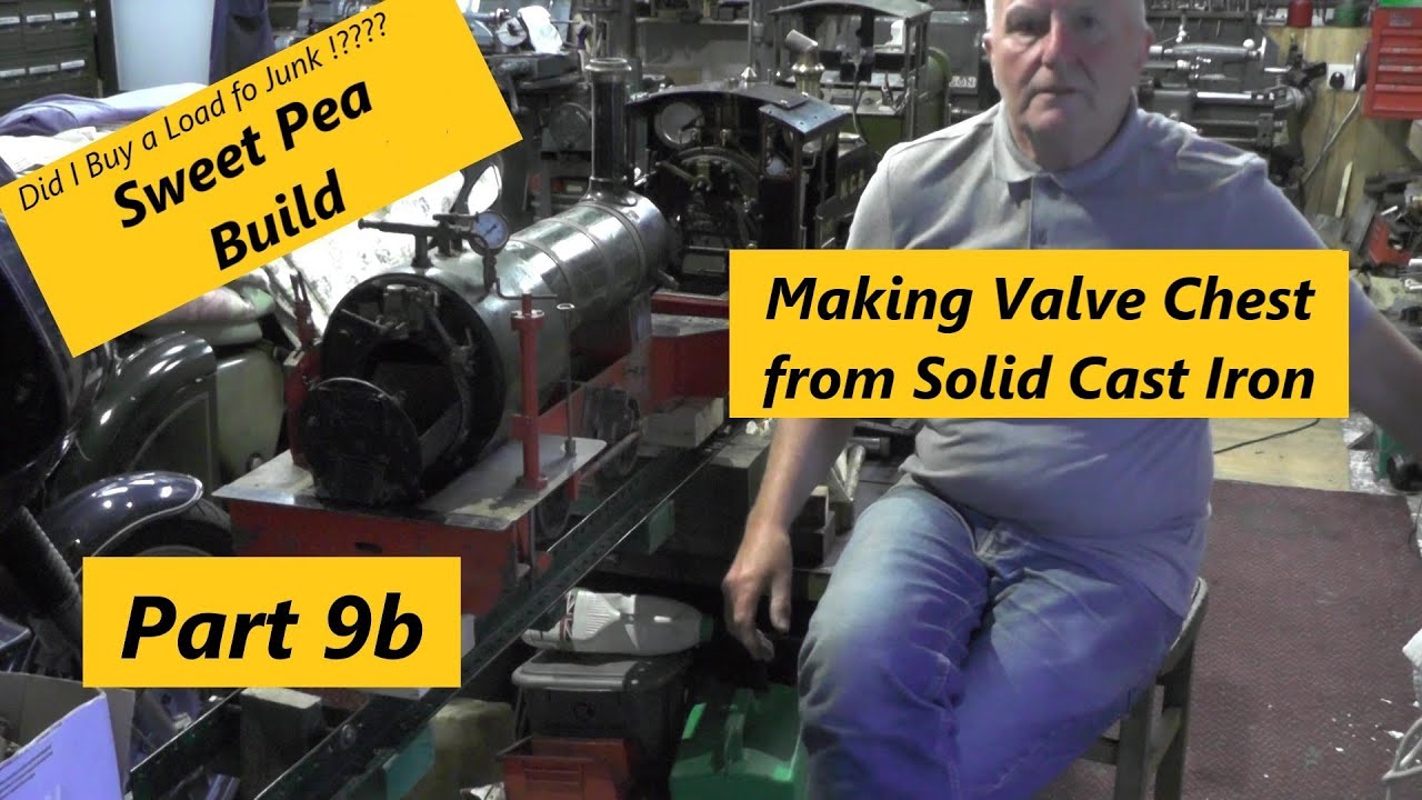 Sweet Pea Steam Locomotive Build Part 9b (cont...Making the Valve Steam ...