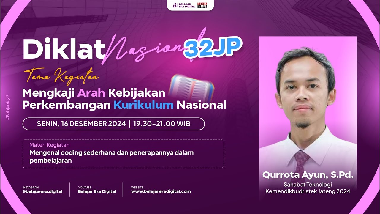 Diklat Day 2 ! Mengenal coding sederhana dan penerapannya dalam pembelajaran - YouTube