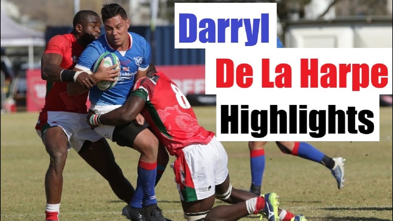 Namibian International Rugby Player Darryl De La Harpe Rugby Highlights ...