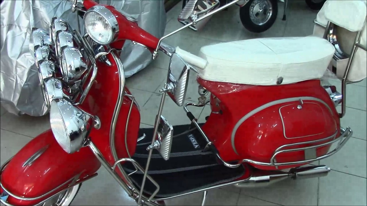 How to mount mirrors on a Planet Vespa Super Mod VBB 150cc (Sting style ...