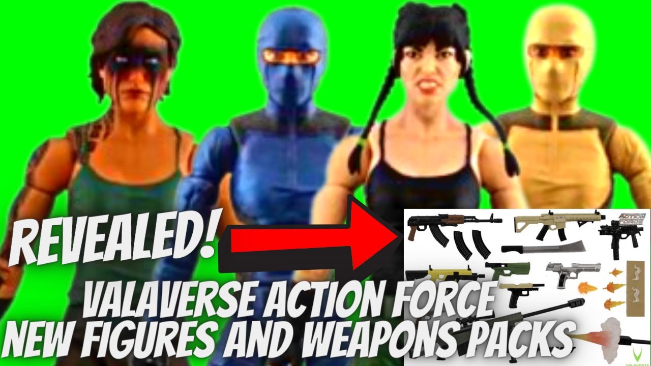 Valaverse Action Force New Figures And Weapons Packs Revealed!! - YouTube