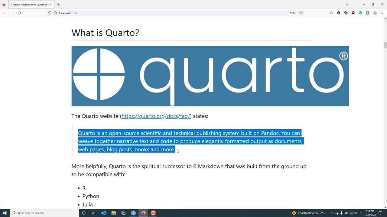 What is Quarto? - YouTube