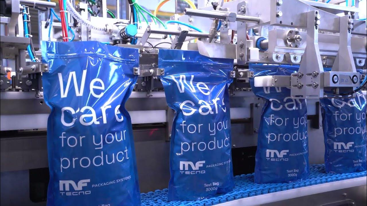 Doypack filling machine MF POUCH 3000 FLEXI - YouTube