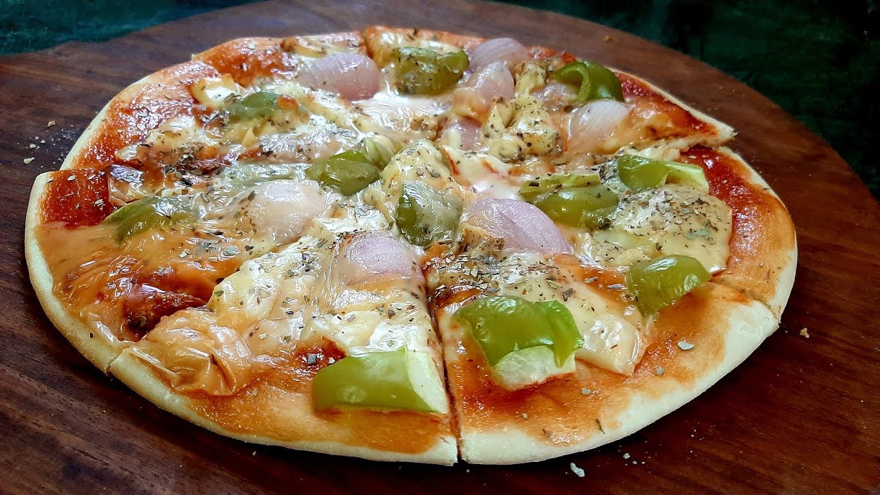 No Oven No Yeast Instant Pizza Recipe| Homemade Pizza dough Recipe ...