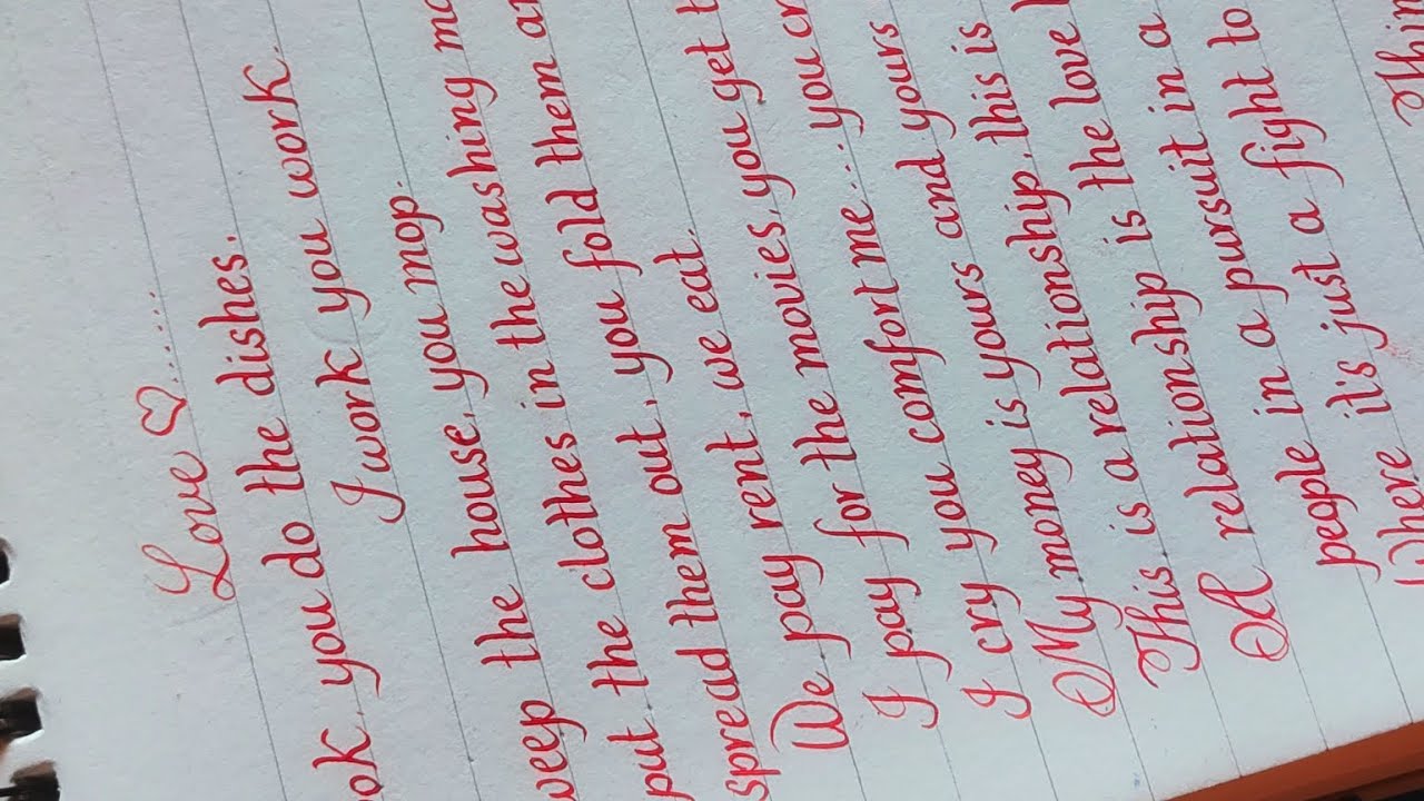 How to write in calligraphy letters for beginners. improve your ...