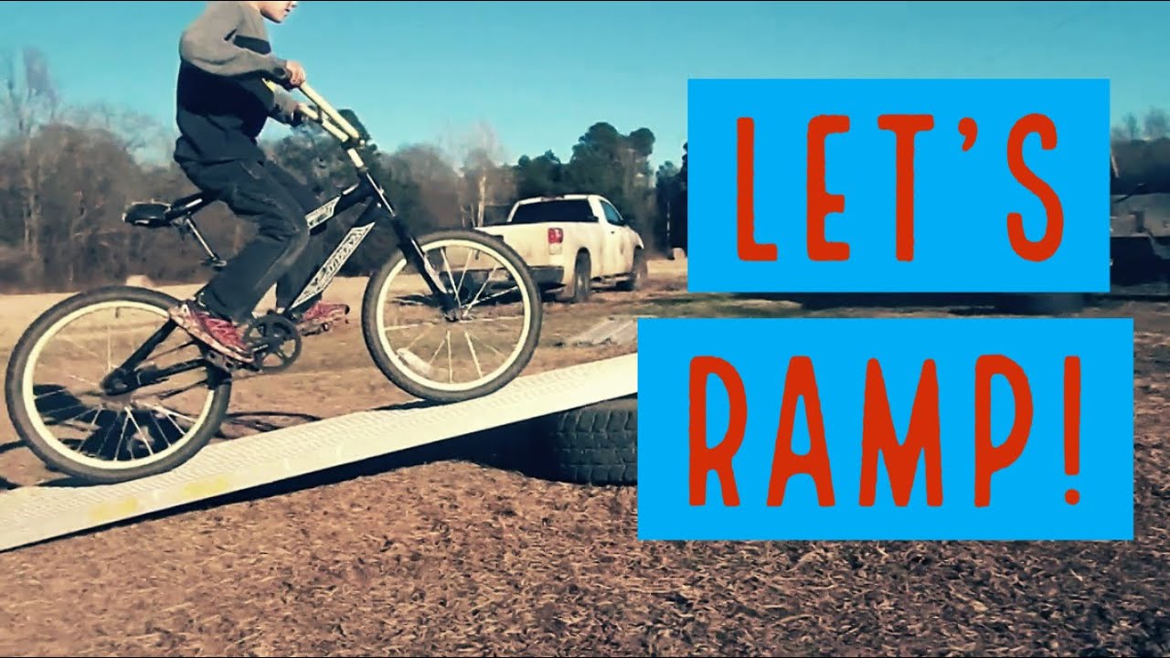 BIKE RIDING AND RAMPING OVER RAMPS! Let's have some fun! - YouTube