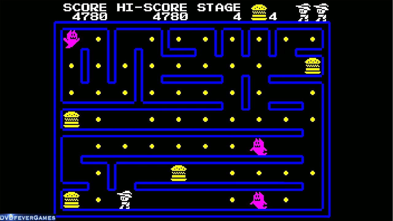 MIEYEN (Reverse Pac-Man-style game) (2025) 48K ZX SPECTRUM game! - DVDfeverGames - YouTube