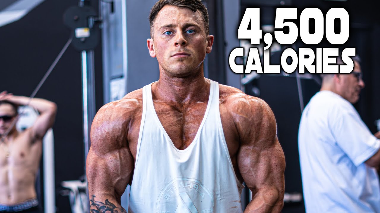 Full day of clean bulking *4,500 calories* - YouTube