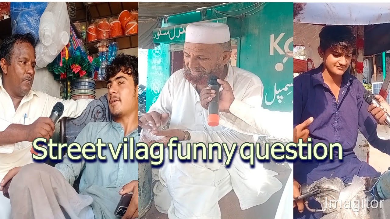 street vlog with funny question - YouTube