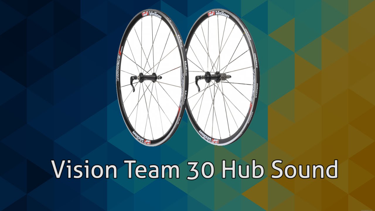 Vision Team 30 Wheelset Rear Hub Sound - YouTube