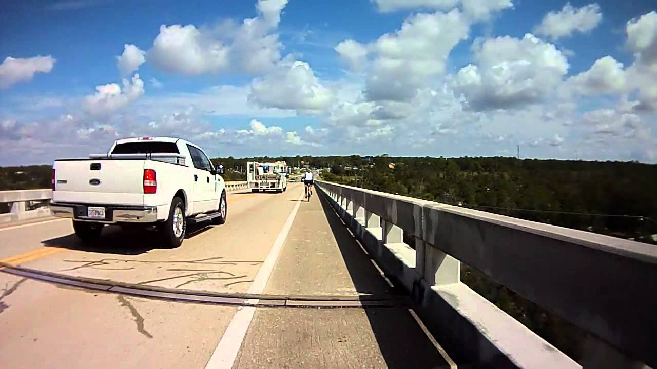 Bike Ride Across Theo Baars Bridge - Perdido Key FL - YouTube