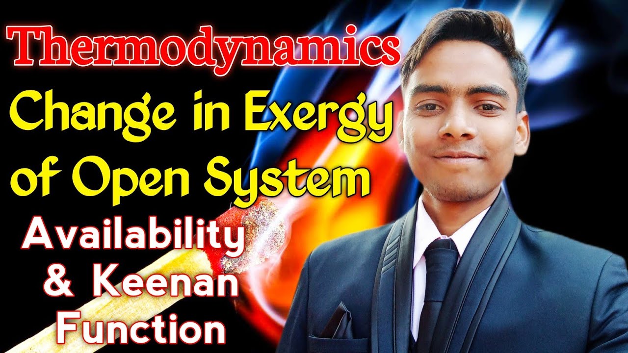 Change in Exergy of Open System Availability Function & Kenan Function ...
