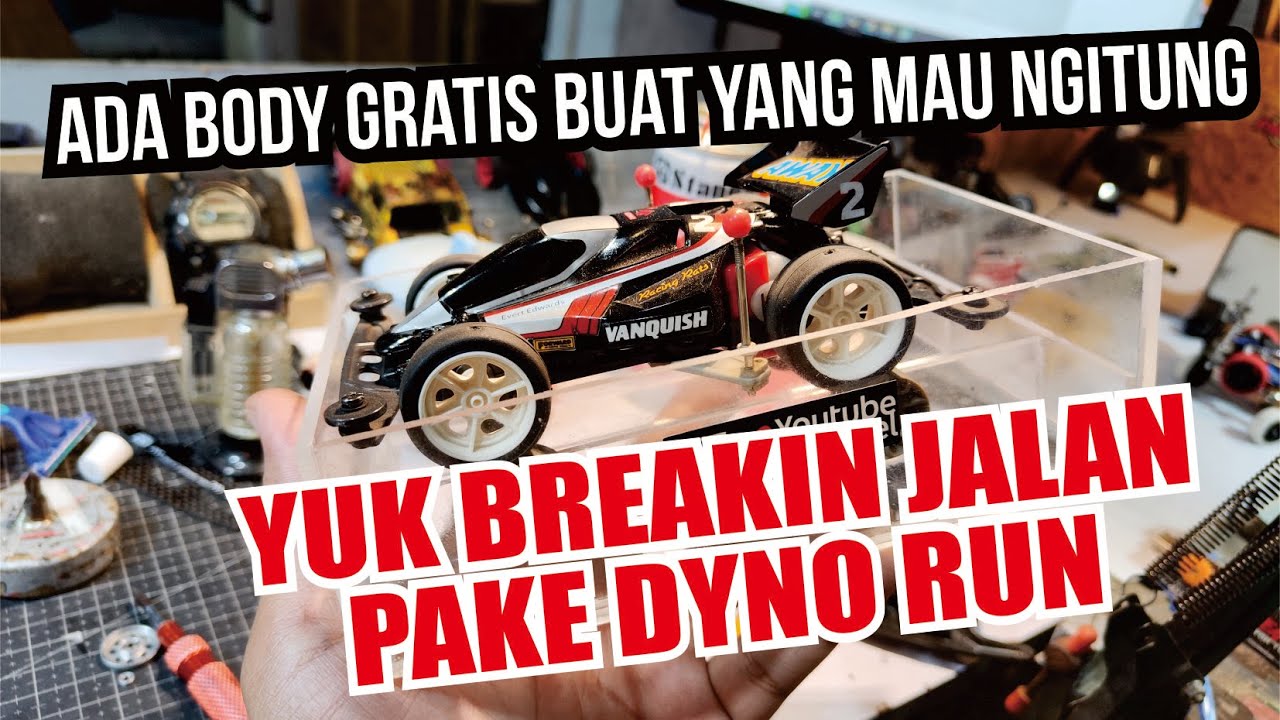 Cara Breakin Jalan Dinamo Tamiya Dengan Dyno Run DIY - YouTube