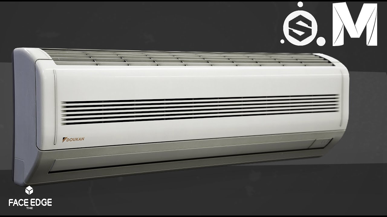 Modeling And texturing A Indoor AC In Autodesk Maya and Substance ...