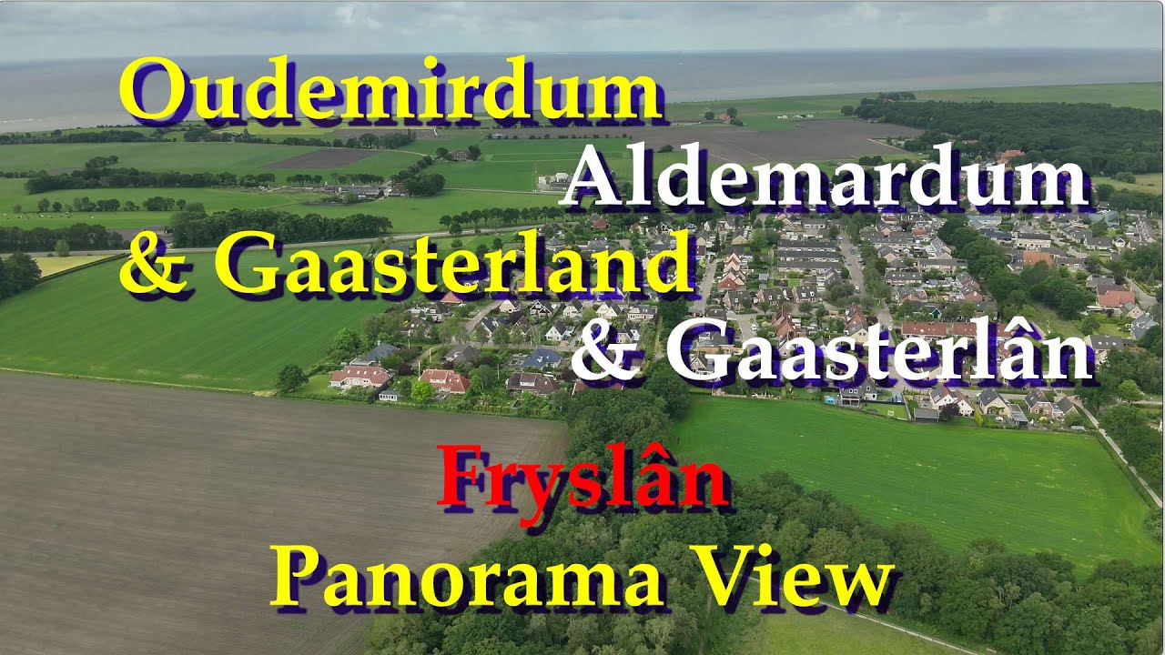 Oudemirdum Gaasterland, Fryslân, Panorama View - YouTube