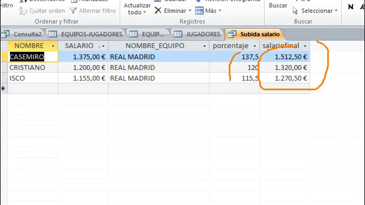 Access Consulta campo calculado - YouTube