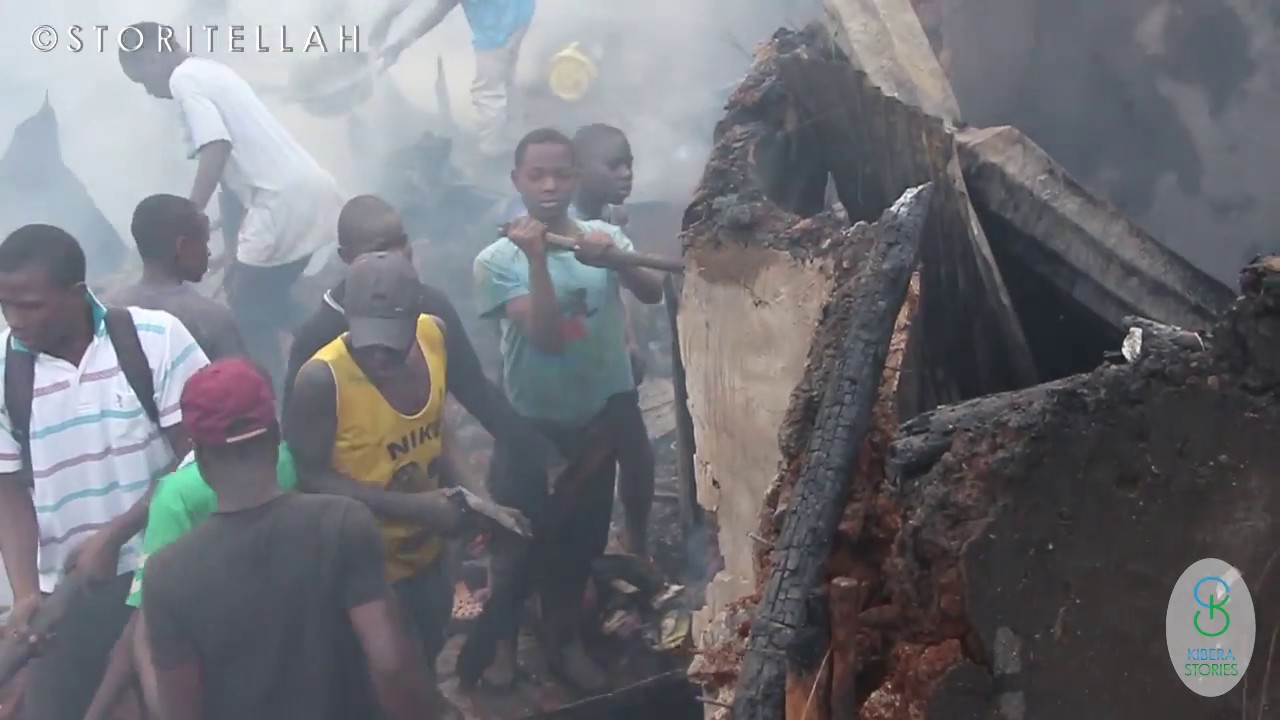 Fire in Kibera, Gatwekera. - YouTube