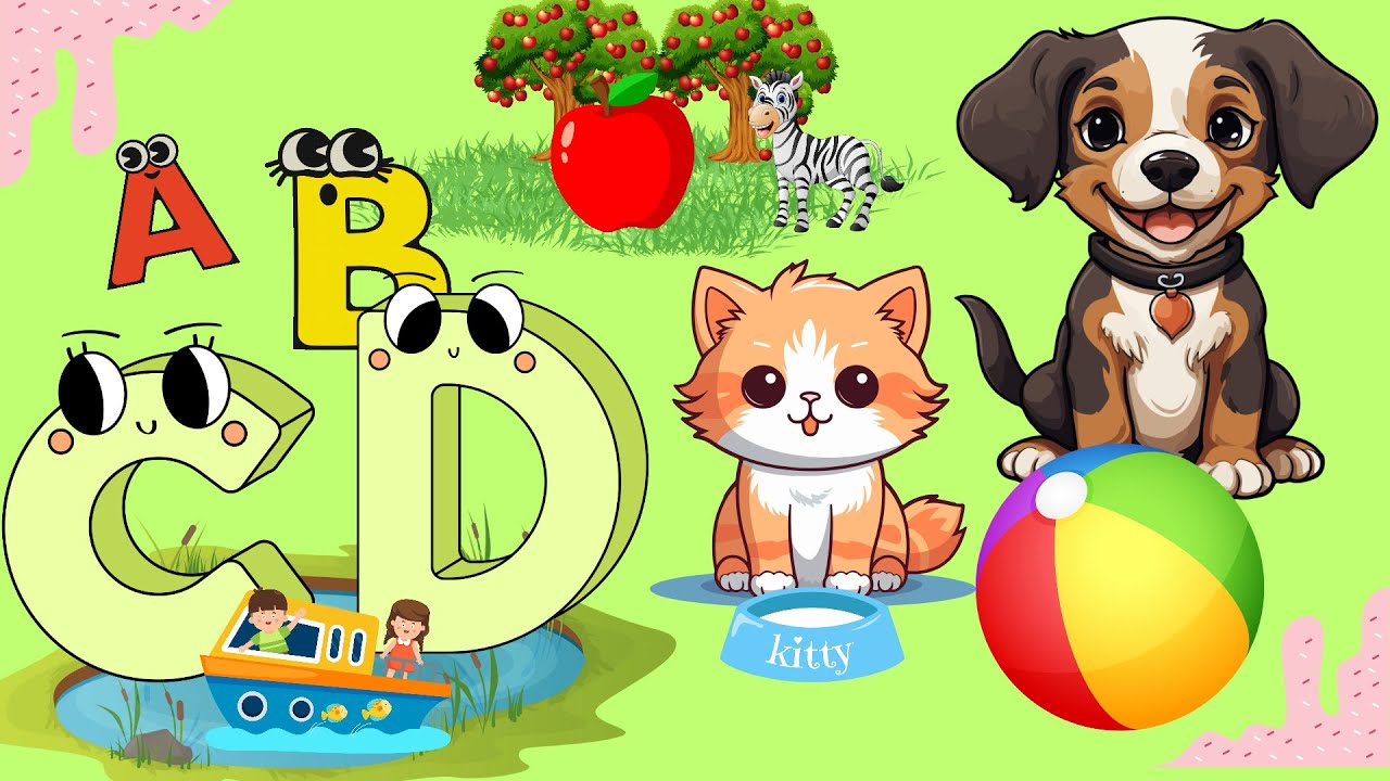 "Alphabet learning for kids! - Fun & Easy Phonics!" - YouTube
