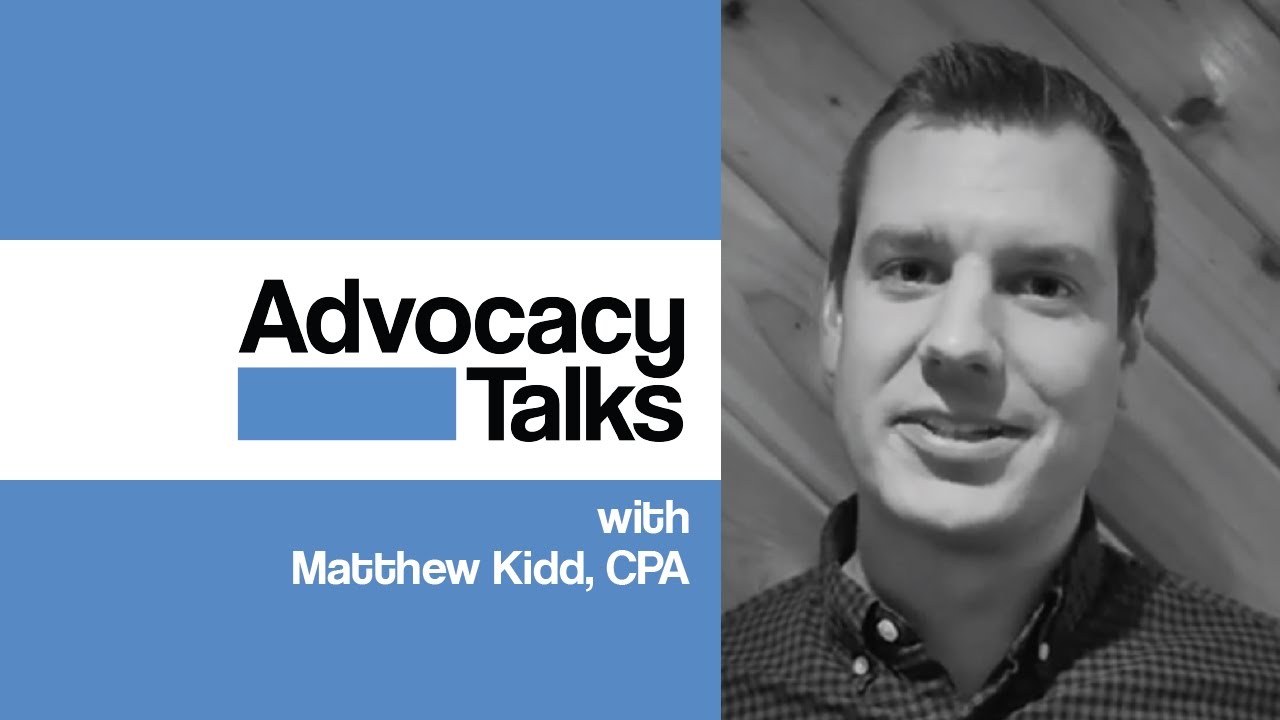 MICPA Advocacy Talks #5 — Matthew Kidd, CPA - YouTube