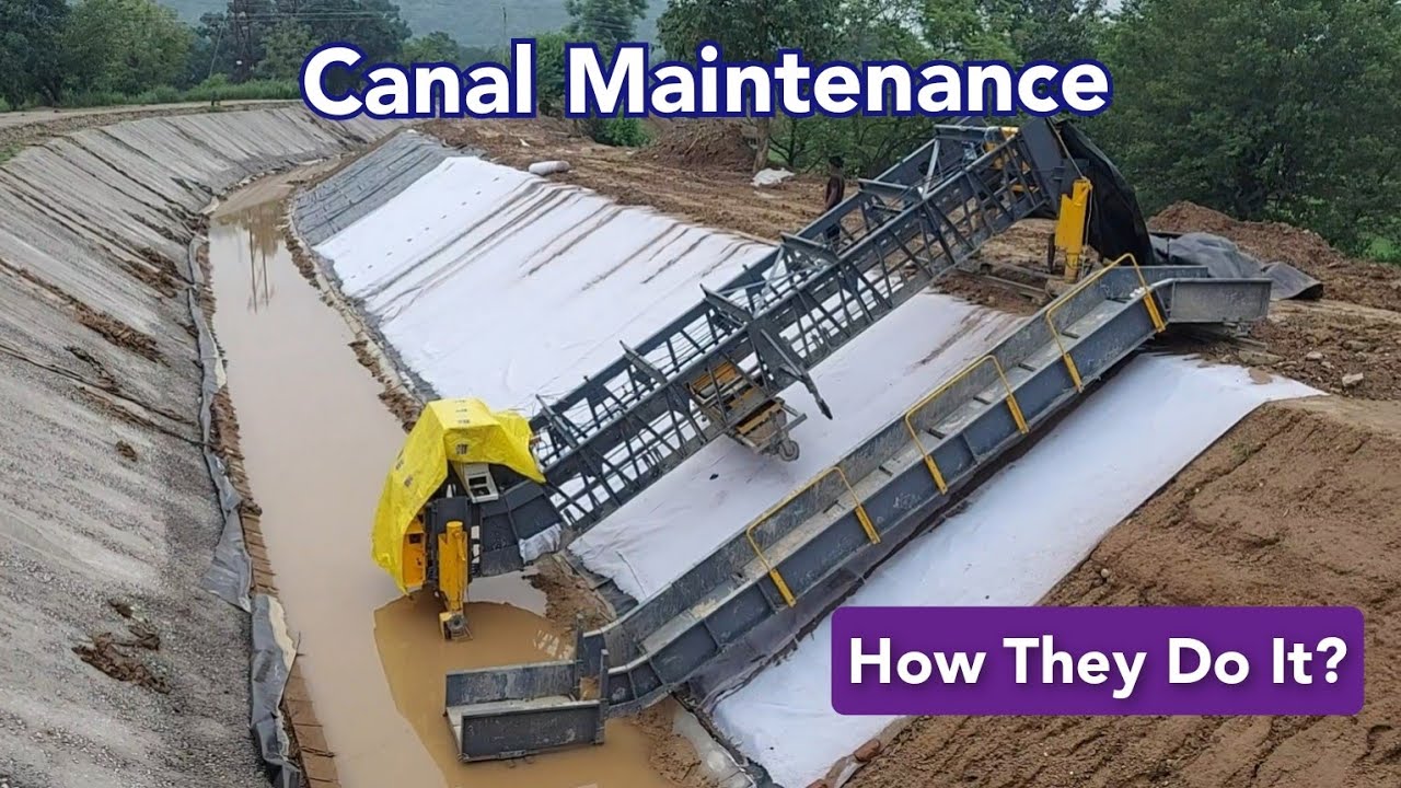 Canal Maintenance | Due to bad weather it was not operational but you ...