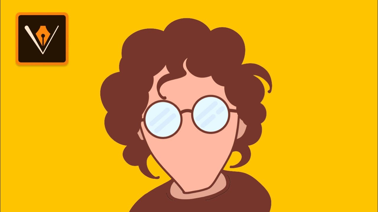 Flat avatar design in Adobe Illustrator Draw | Tutorial - YouTube