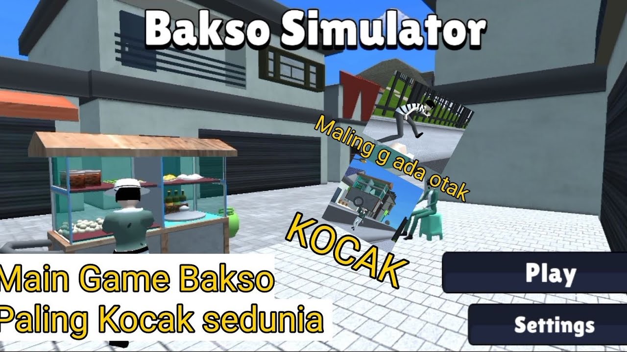 Mencoba Main Game BAKSO SIMULATOR - YouTube