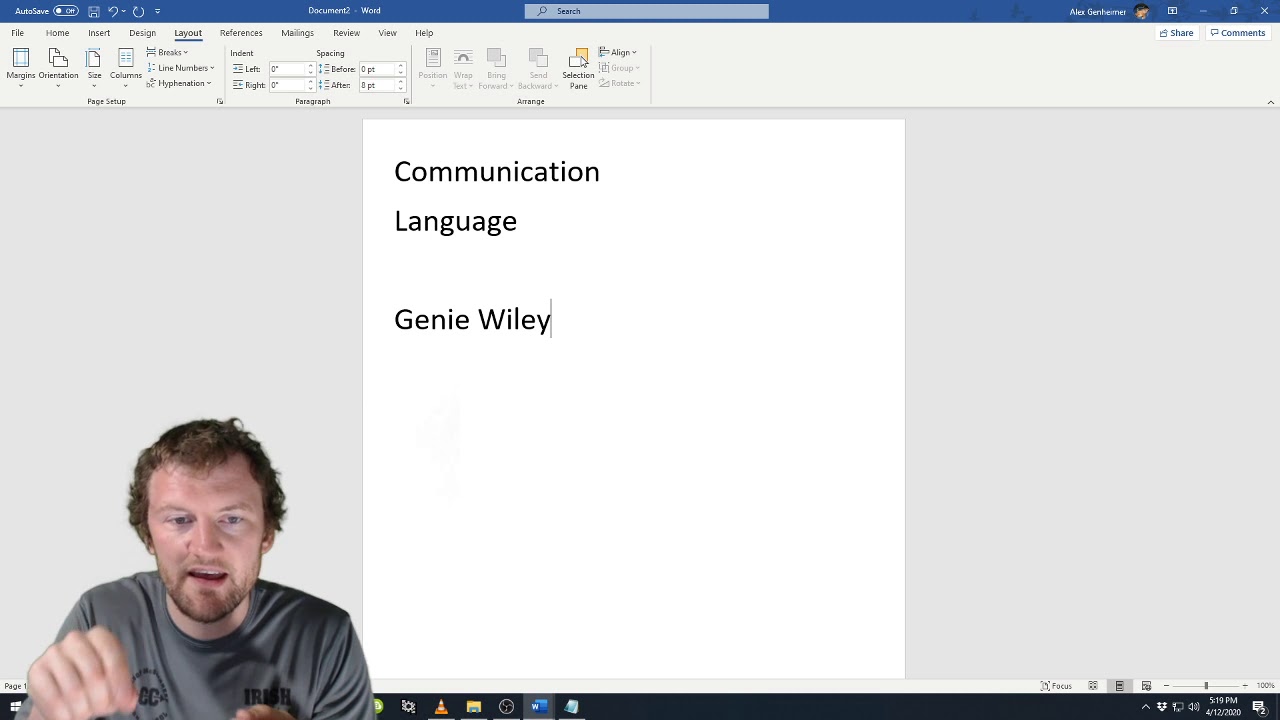 Genie Wiley Sociology - Language and Communication - YouTube