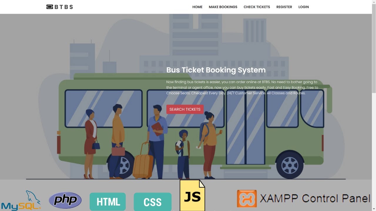 Web Application Project Using Html Php And Mysql Bus Ticket Booking System Using Php Youtube 4374
