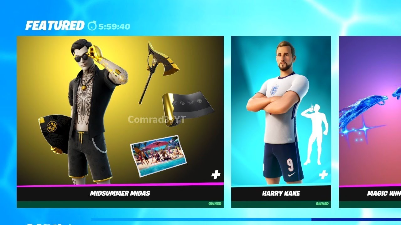 Midsummer Midas Bundle in Item Shop (Preview) - Midsummer Midas Skin ...