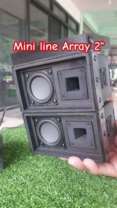 mini line Array - YouTube