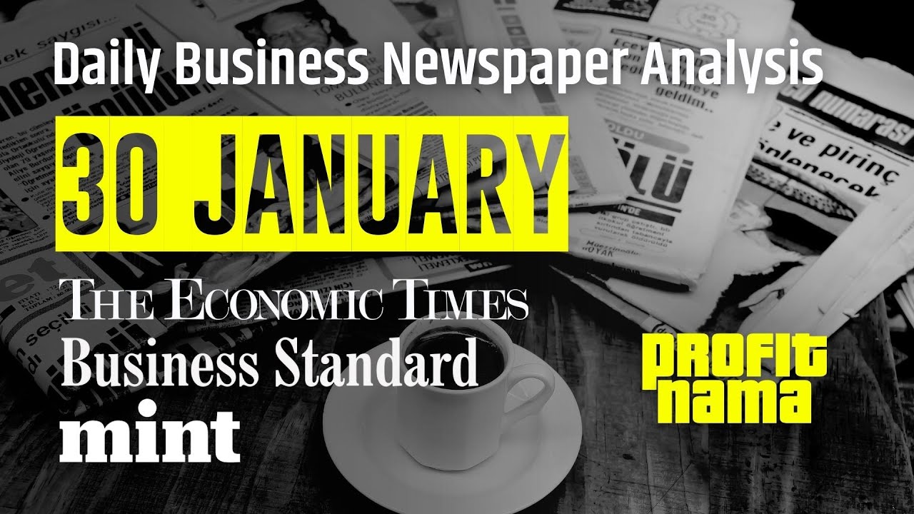 30 January 2023 - Economic Times + Business Standard + Mint Newspaper ...