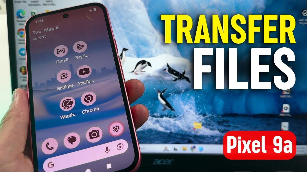 How to Connect Google Pixel 9a to a Windows Laptop or PC for File ...
