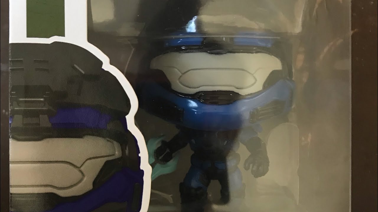 Spartan Mark V [B] (with Energy Sword) Pop Vinyl Unboxing & Review ...