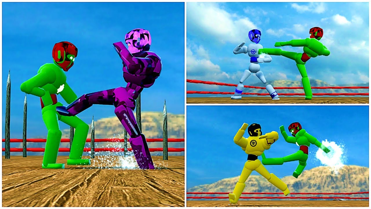 Super NPC Kick fighting the Dynamic AI! On Spikes Ring (with Active ...