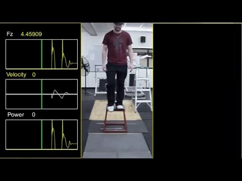 AccuPower Force Plate Drop Jump Analysis - YouTube