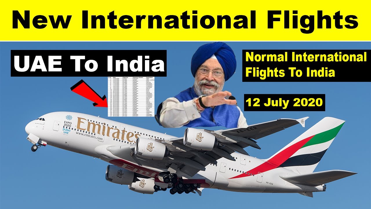 Emirates Airline Regular Normal International Flights Resume From UAE ...